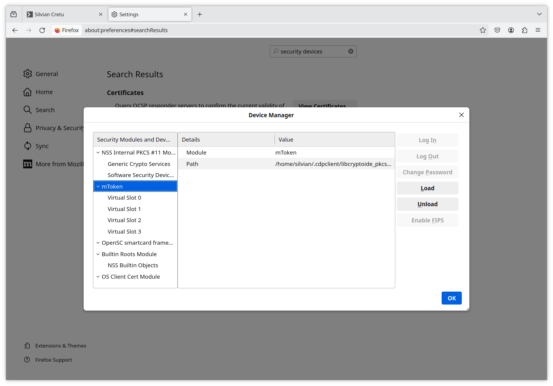 Autentificarea în ANAF SPV, pe Linux si MacOS, din Firefox, cu ...